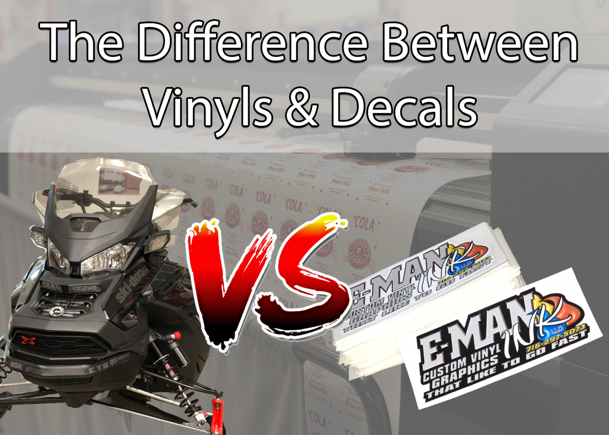 The Difference Between Vinyls & Decals Explained - E-Man Ink