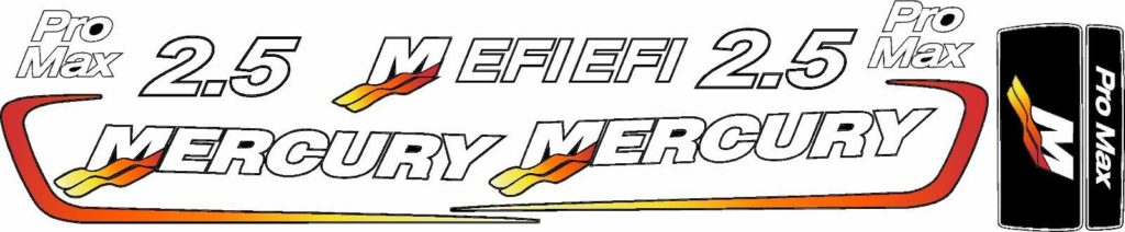 Mercury 300x Alien Outboard Decal Set Kit OEM (Custom Colors Available ...